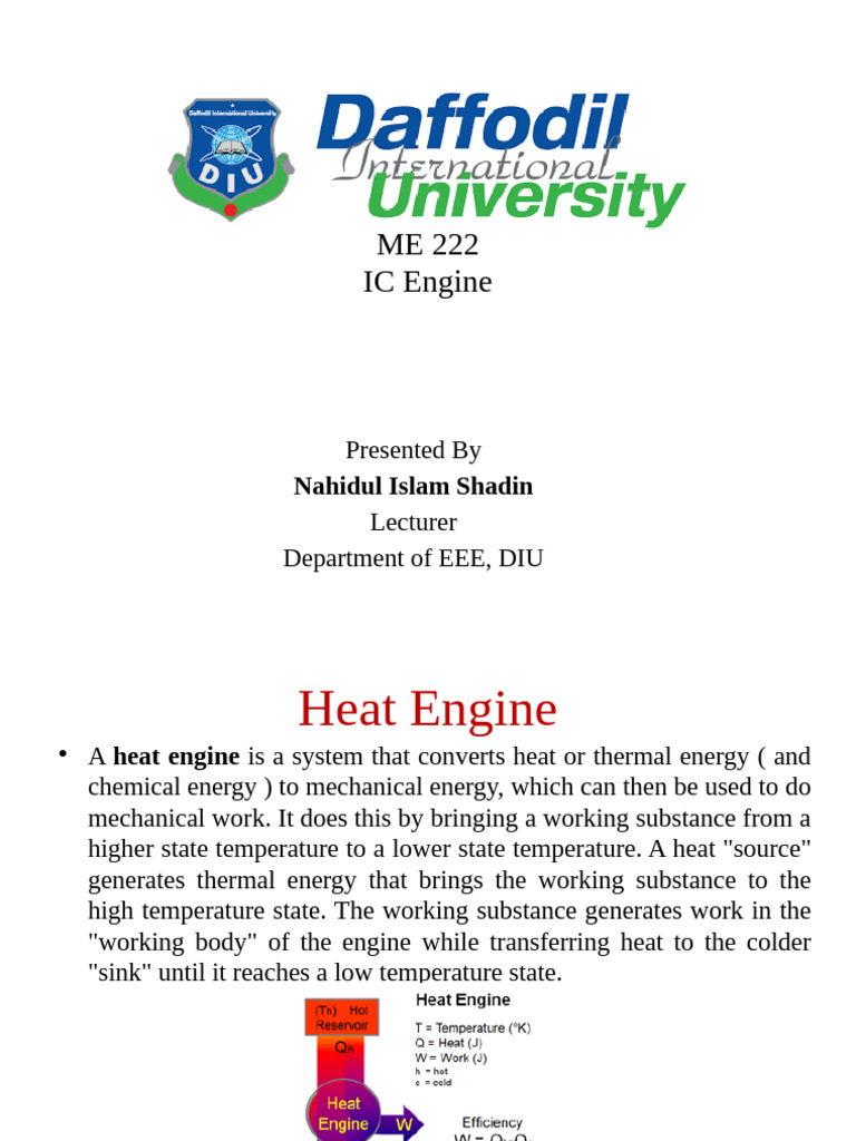 Ic Engines Pdf Internal Combustion Engine Engines