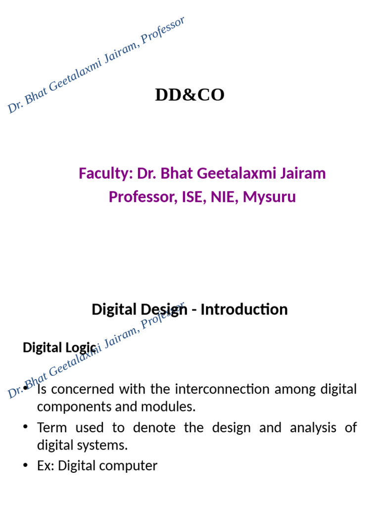1. Basic Introduction | PDF | Logic Gate | Electronic Circuits