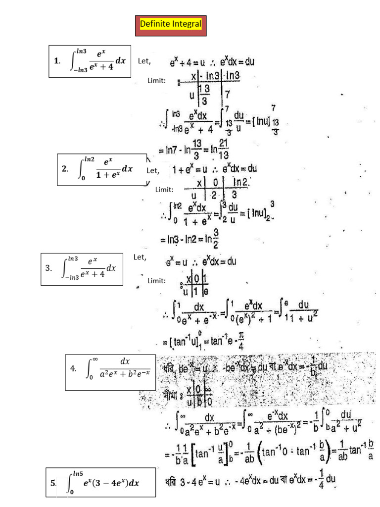 (Lec-5) Definite Integral L1 PDF | PDF | Teaching Methods & Materials