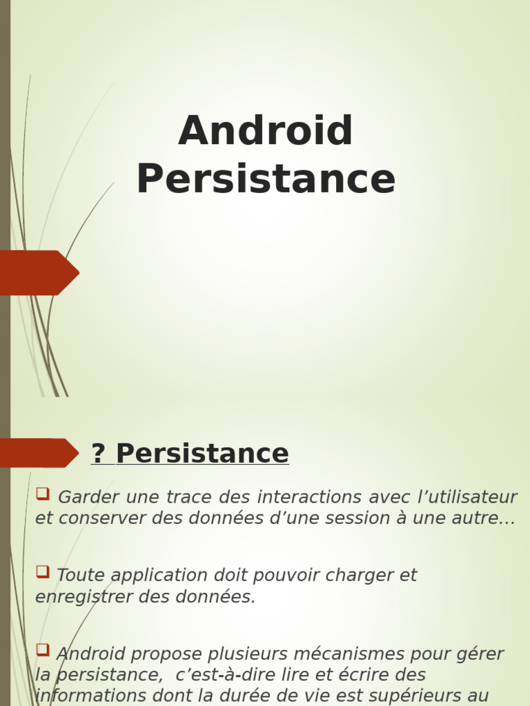 Cours5 - BDD-SQLite Android | PDF | SQL | Gestion des données