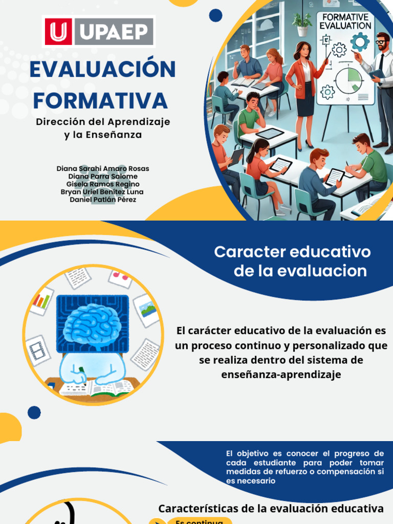 Evaluacion Formativa | PDF | Evaluación | Aprendizaje