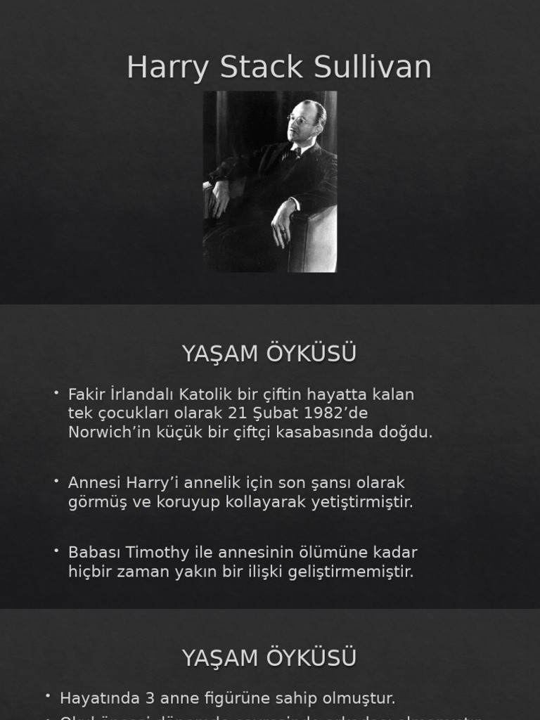 Harry Stack Sullivan | PDF