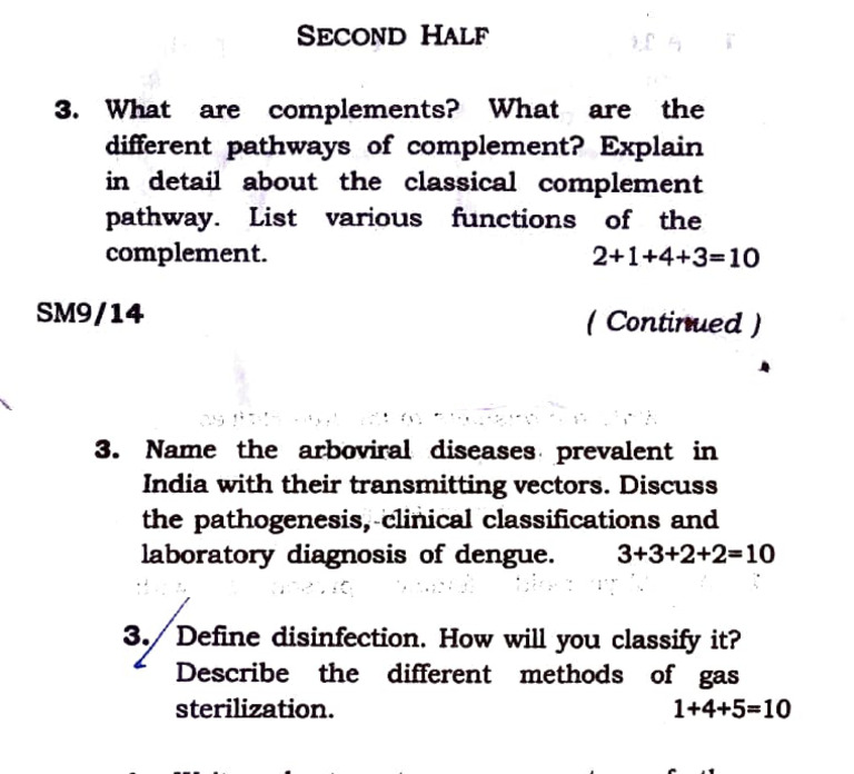 Microbiology Long Questions | PDF | Infection | Virus