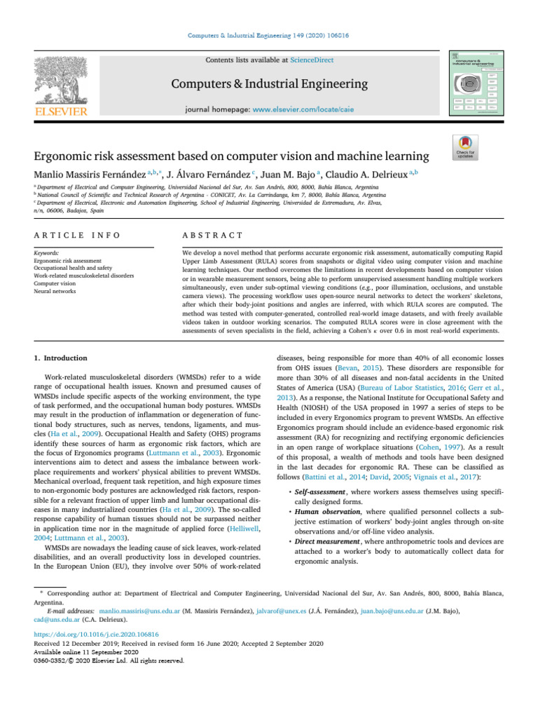 FERNANDEZ 2020-Ergonomic Risk Assessment Based On Computer Vision and ...