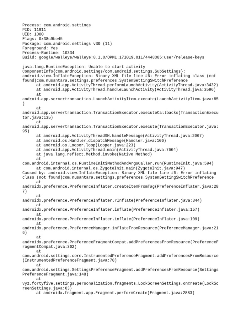 System App Crash@1727283657019 | PDF | Software | Computing