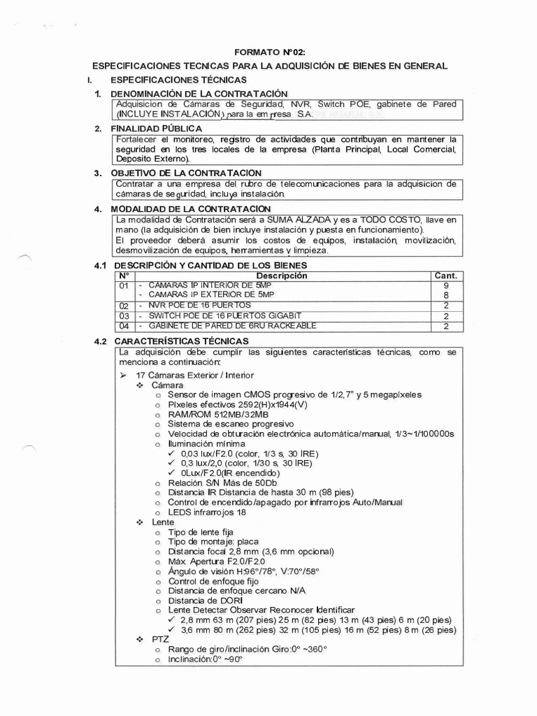 Eett Camaras y Rack (1) V2 | PDF | Computing | Network Protocols