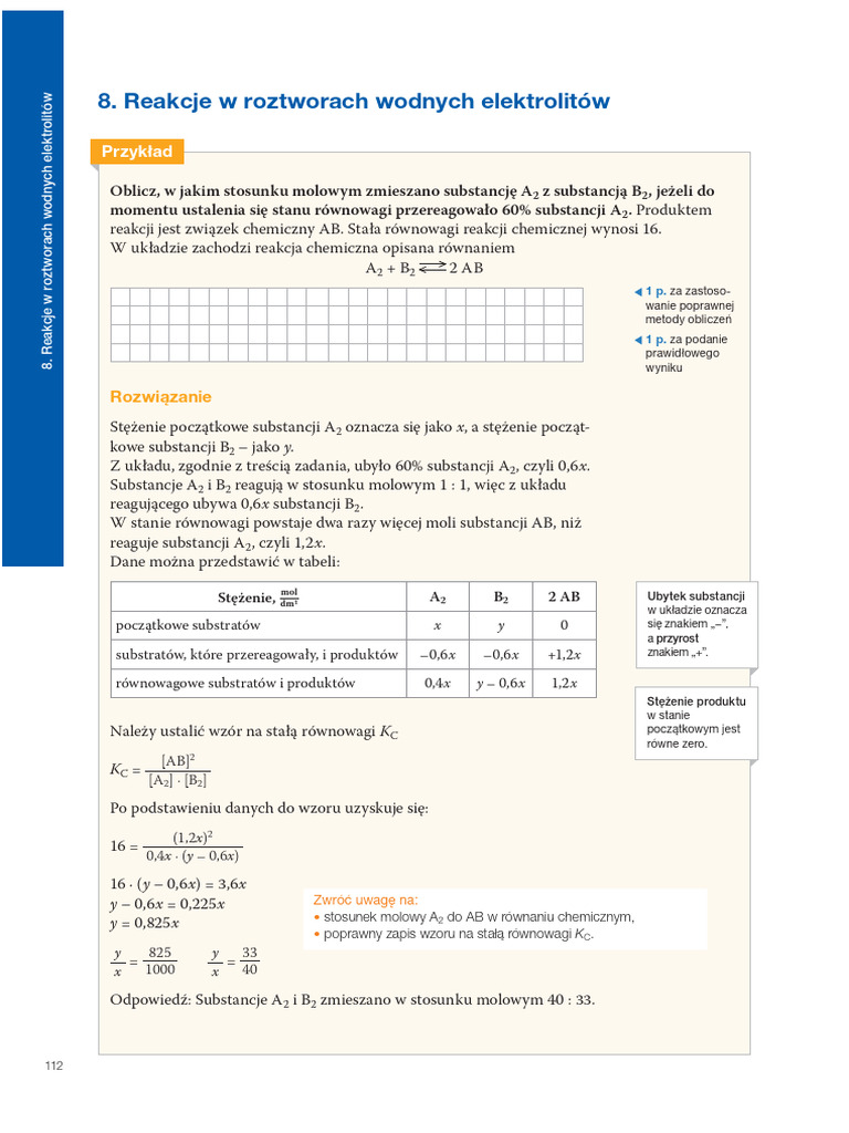 Maturalne Karty Pracy CZ 1 Rozwiazania Zadan Dzial 8 | PDF