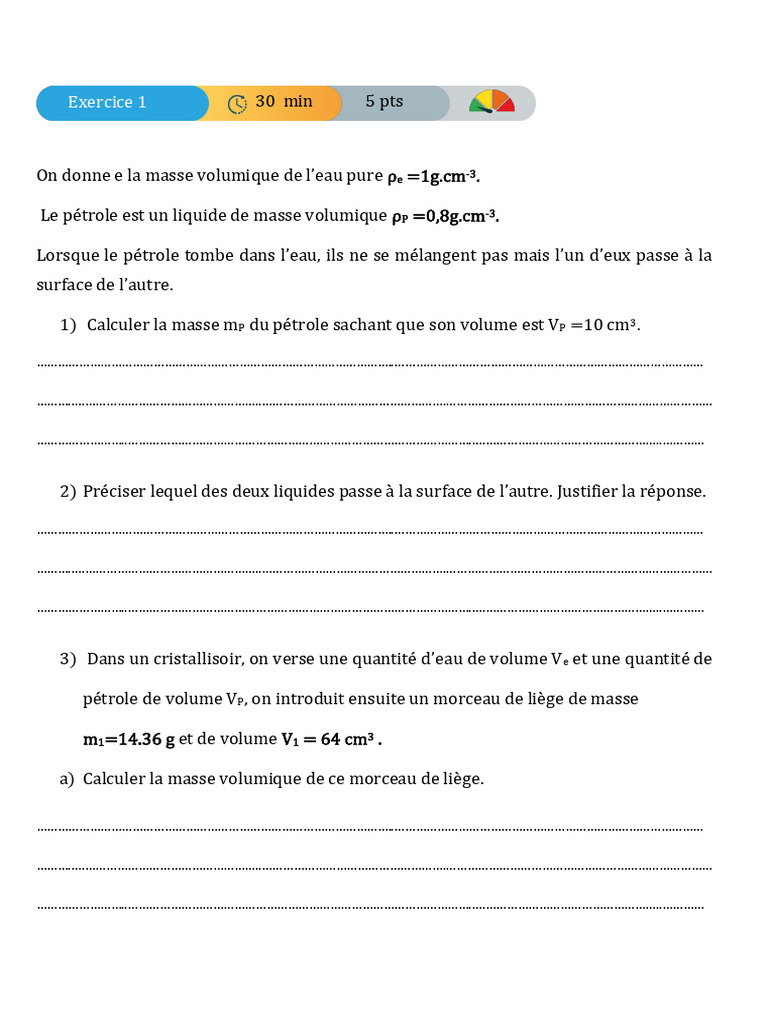 6501c86daddc5 - La Matière 2 - Énoncé | PDF