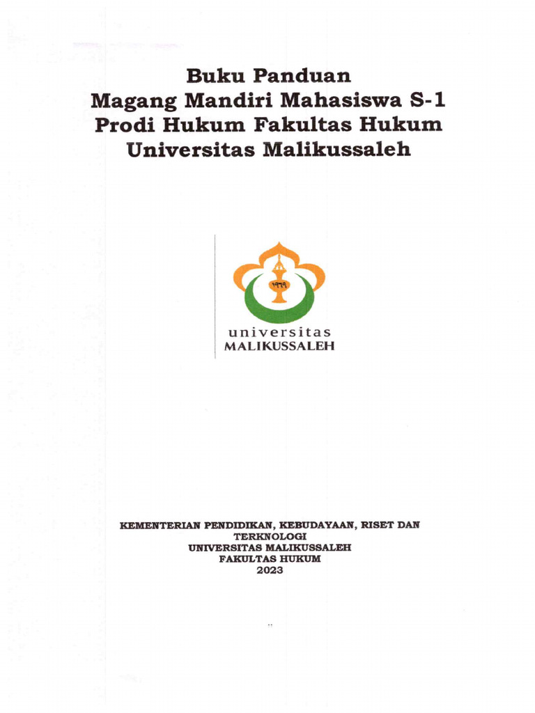 Buku Panduan Magang Mandiri | PDF