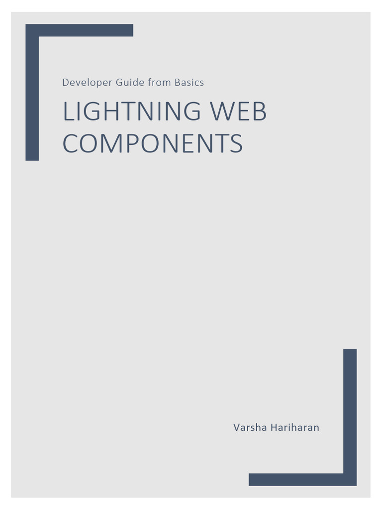 Lwc Tutorial Pdf Java Script Document Object Model