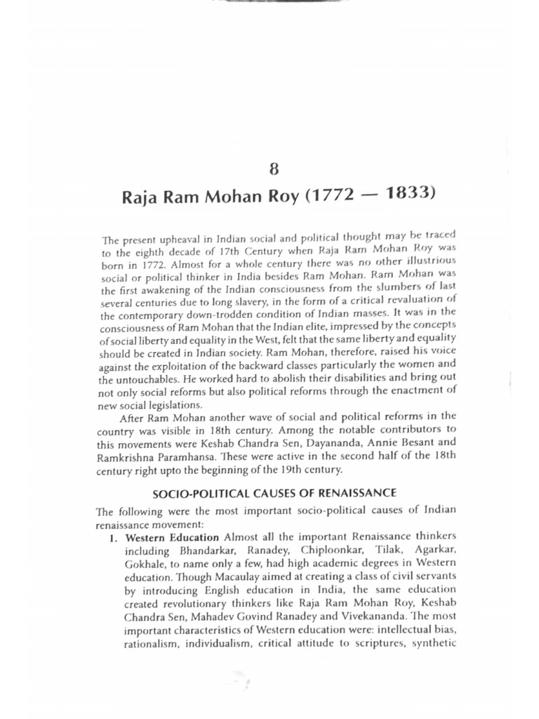 Raja Ram Mohan Roy | PDF