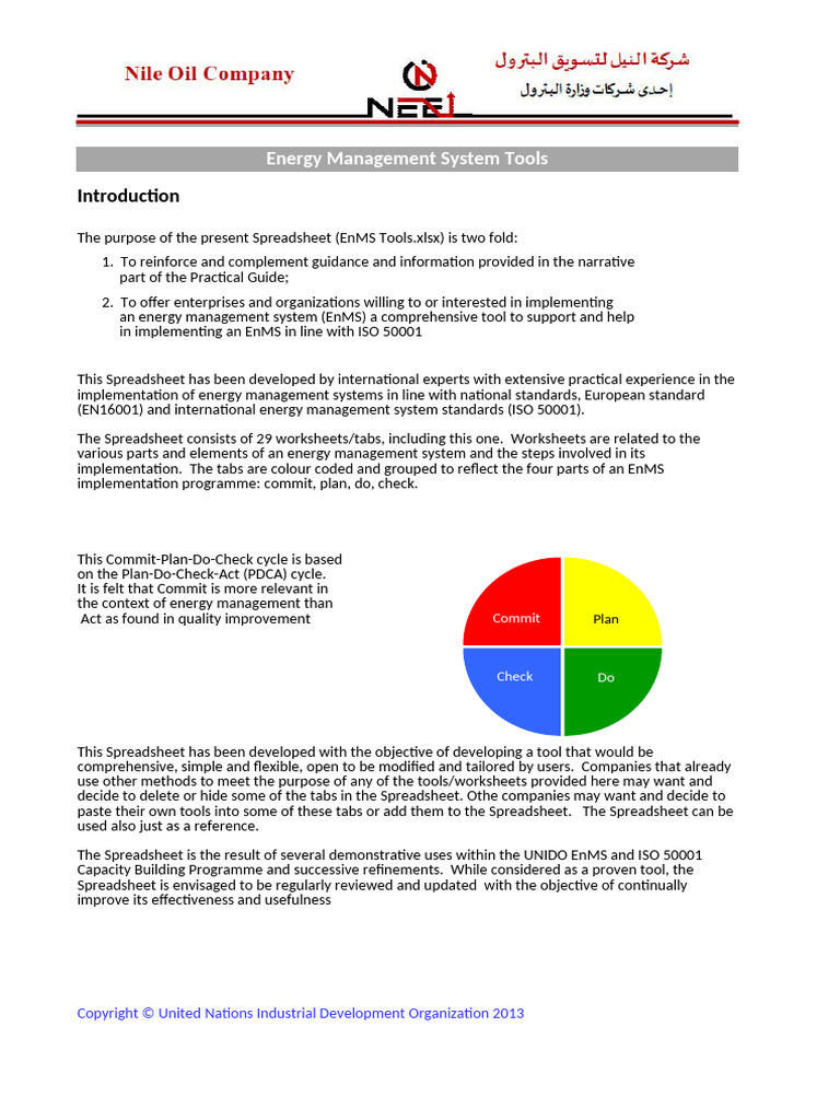 05 Enms Tools Pdf Spreadsheet Energy Management