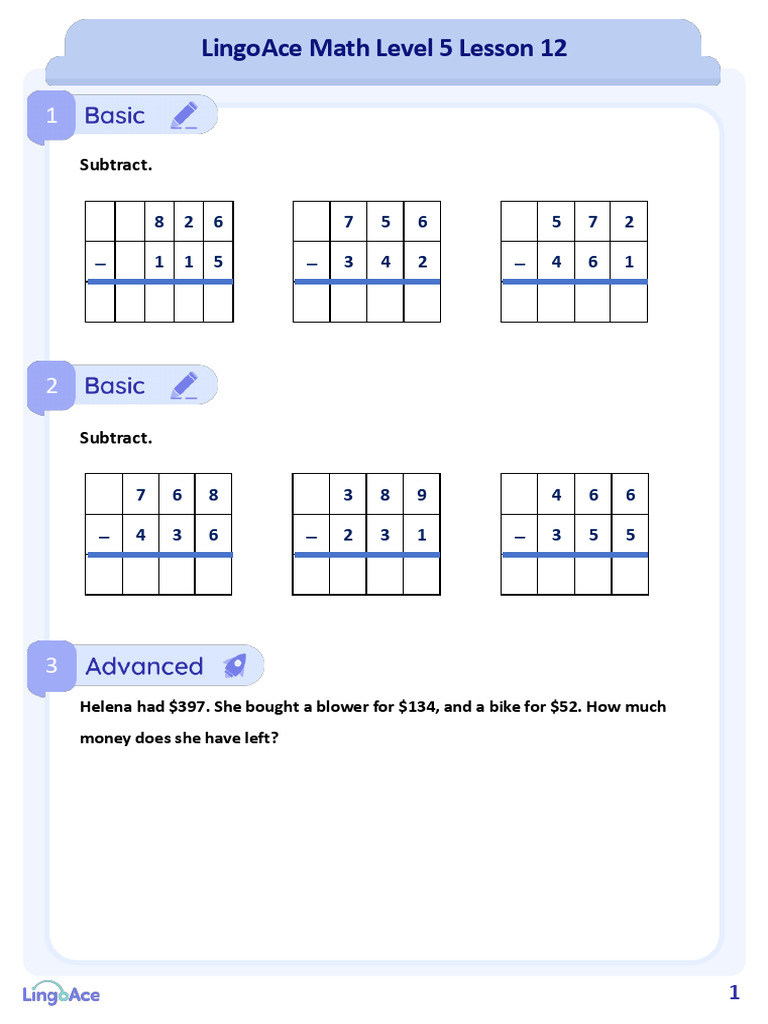 Math Level5 Lesson12 Assignment Final | PDF
