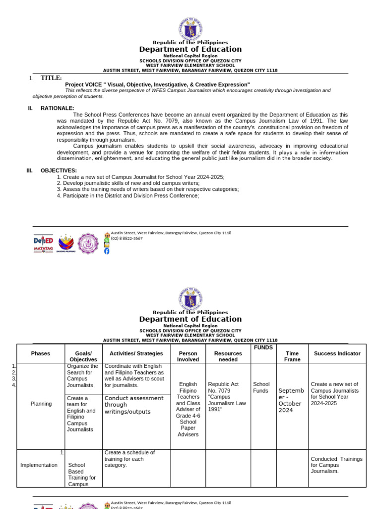Letterhead Matagtag New v3 | PDF | Metro Manila | Journalism