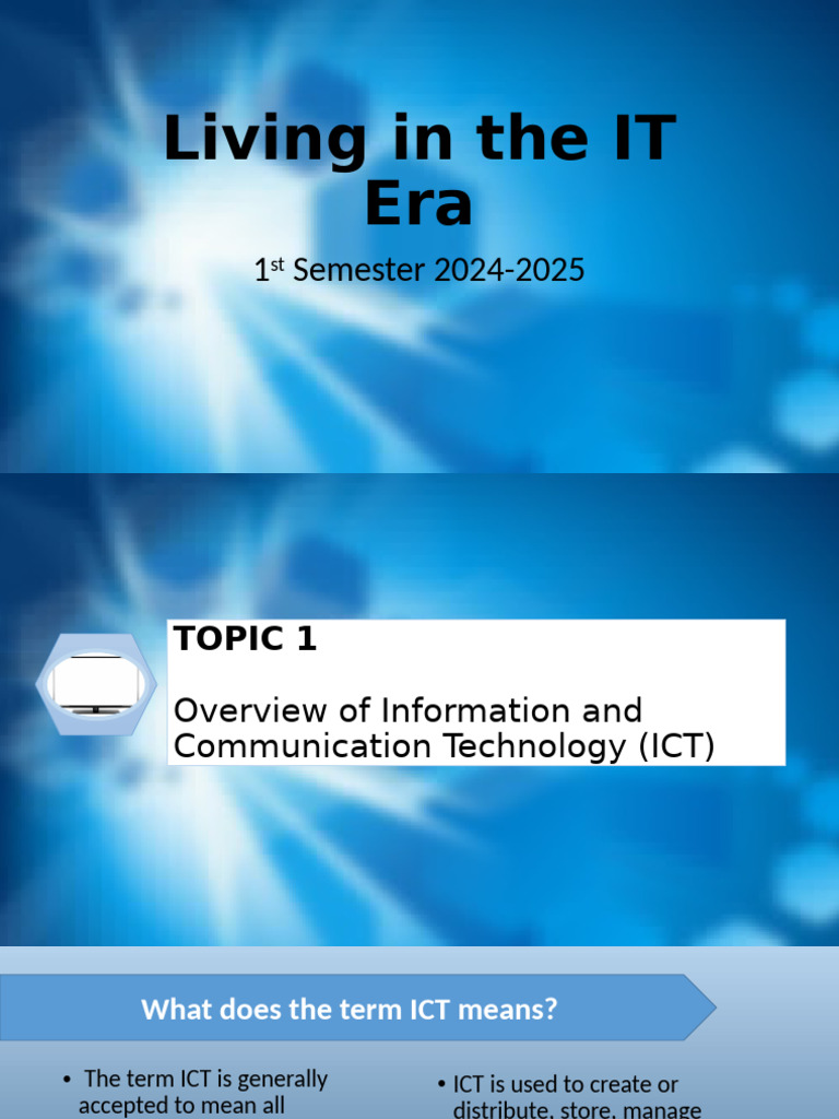 Ict Intro 1 Pdf Cloud Computing Computing 6009
