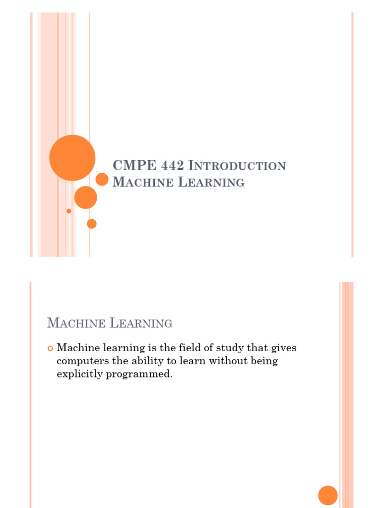 Introduction | PDF | Machine Learning | Applied Mathematics