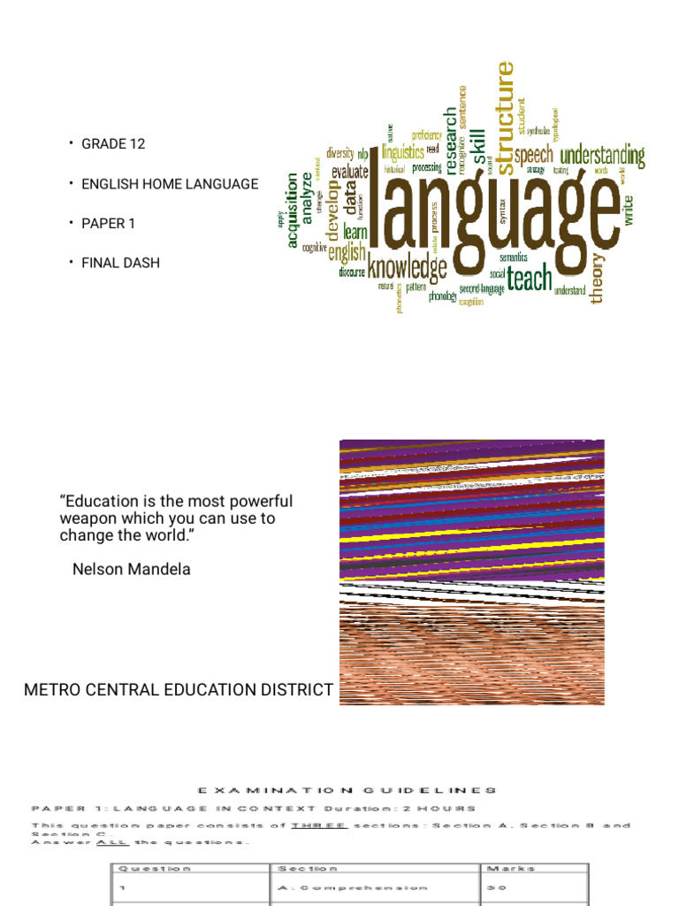 Final Dash Paper 1 | PDF | Subject (Grammar) | Grammatical Number