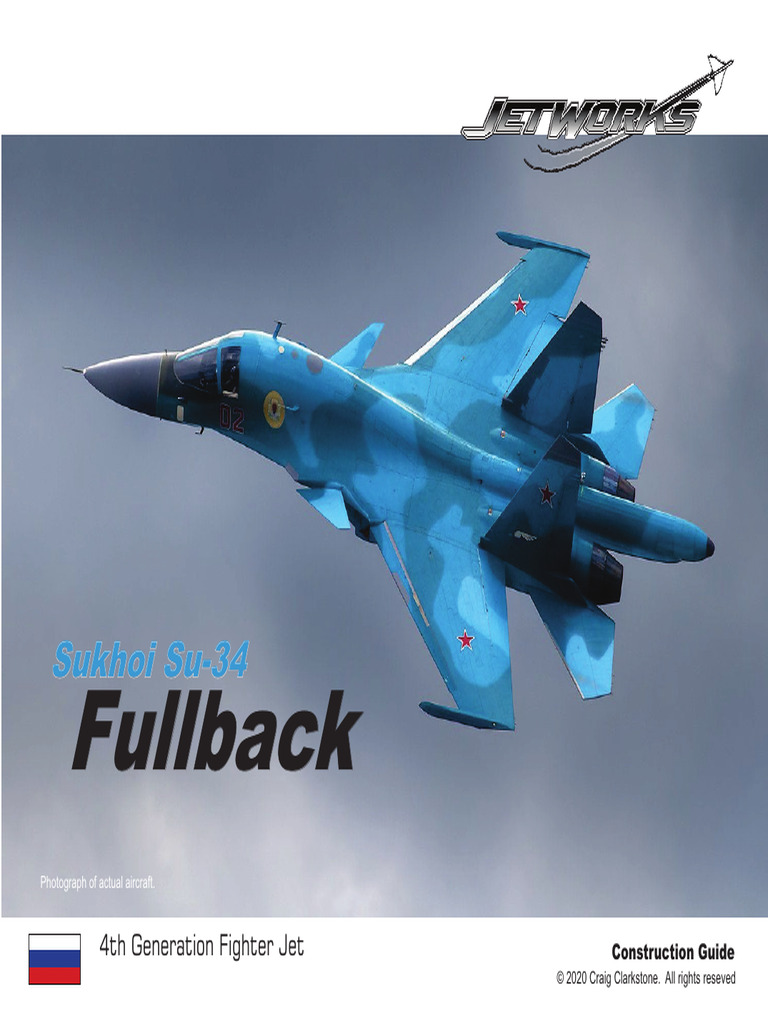 Sukhoi Su-34 Construction Guide | PDF | Aircraft | Aviation