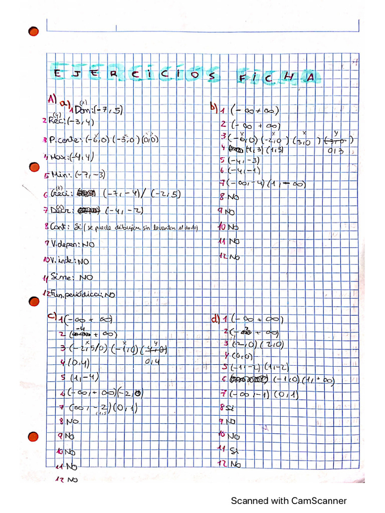 Ejercicios Ficha Mats | PDF