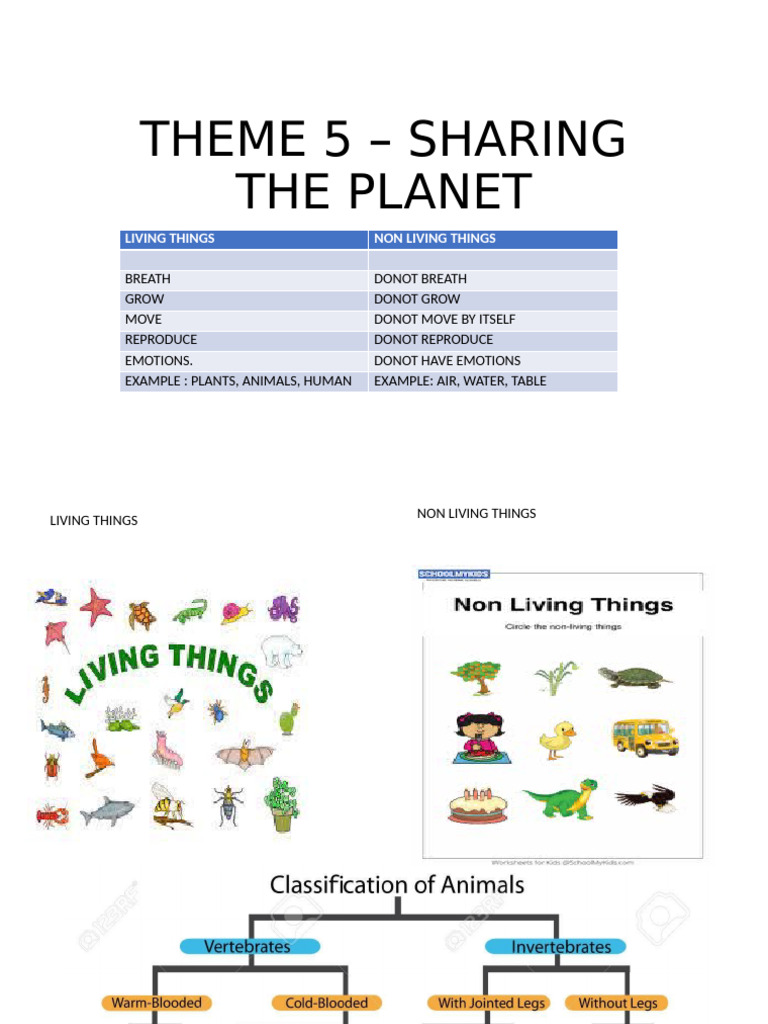 Theme 5 - Sharing The Planet | PDF | Science & Mathematics