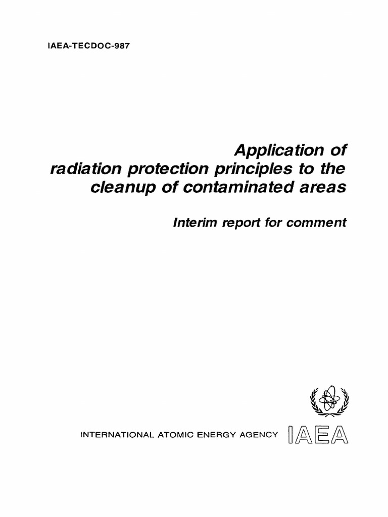 Application of Radiation Protection Principles To The Cleanup of ...