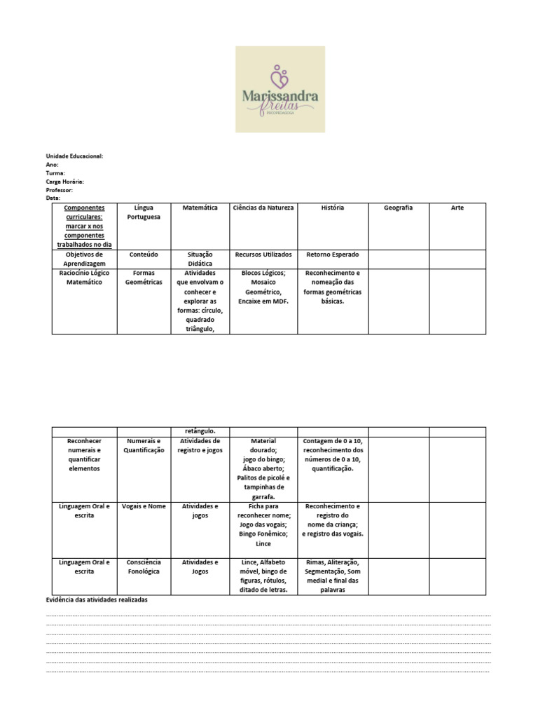 MODELO PLANO SALA DE RECURSOS (PAEE) | PDF | Aprendizado | Matemática