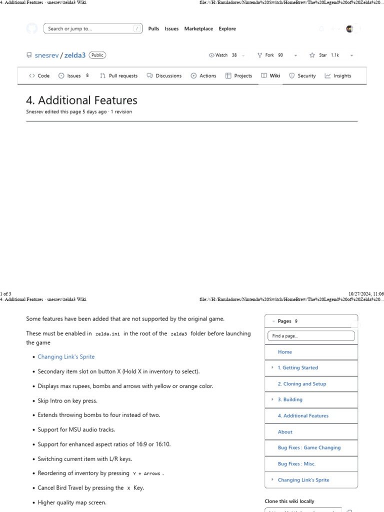 Zelda3 Modding Features Guide | PDF | Wiki | Software