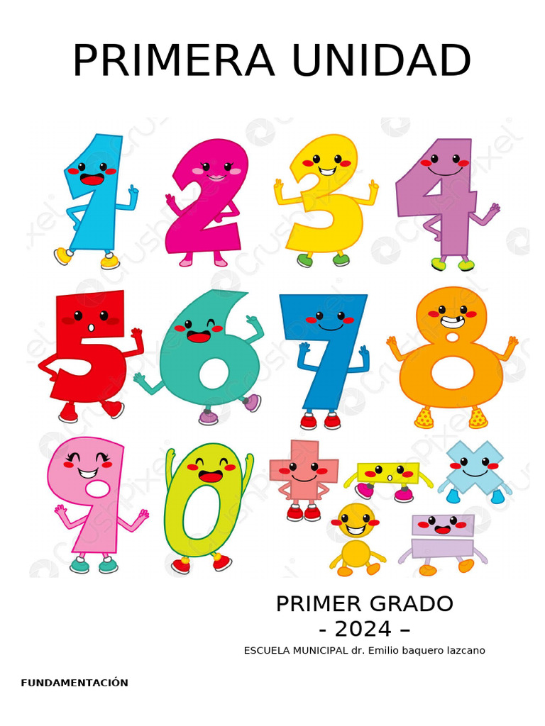 PRIMER Unidad 1 Grado MATEMATICA 2024 | PDF | Educación de la primera ...