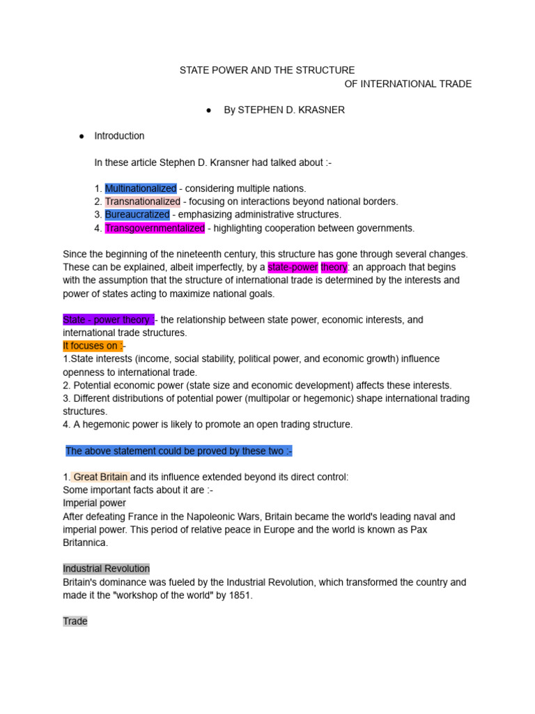 State Power and the Structure (2) | PDF | Hegemony | World War II