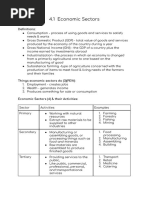 Grade12 Economic Geography Notes | PDF
