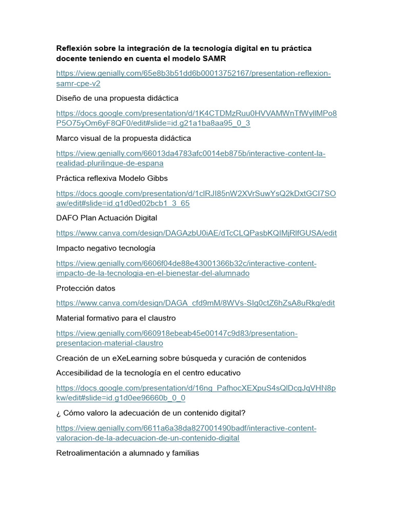 Enlaces Material Creado B2 CDD | PDF