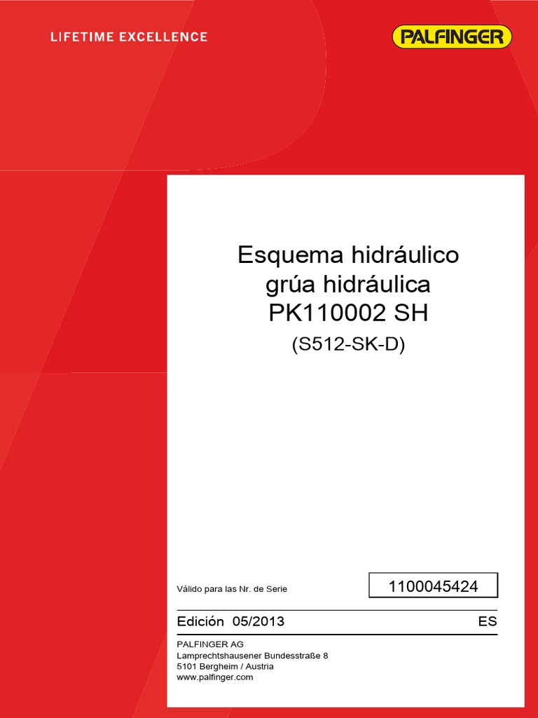 Esquema Hidraulico PK 110.002 SH H | PDF | Bomba | Ingeniería mecánica