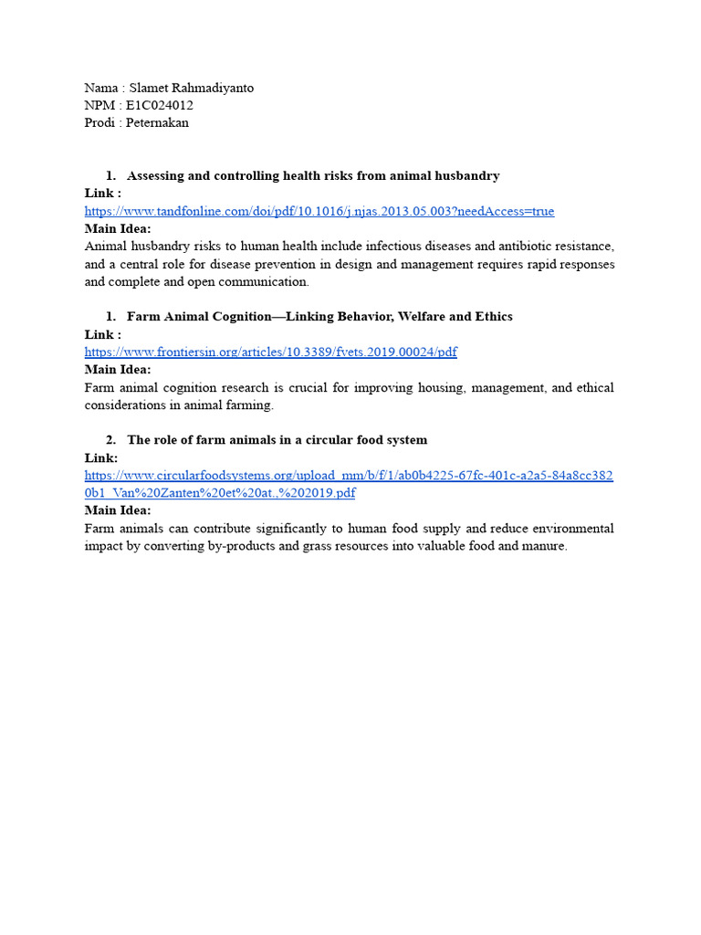 Slamet Rahmadiyanto - E1c024012 - 1 | PDF