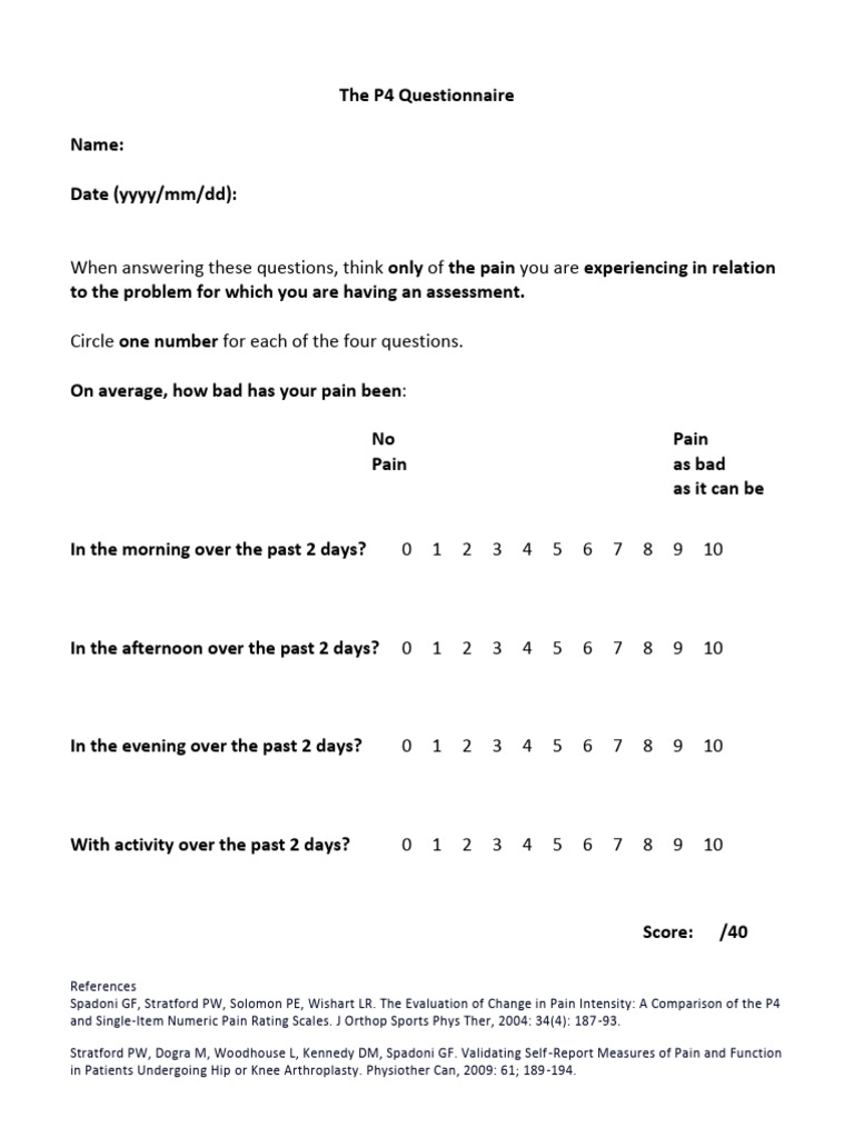 p4 Questionnaire For Rac Website | PDF