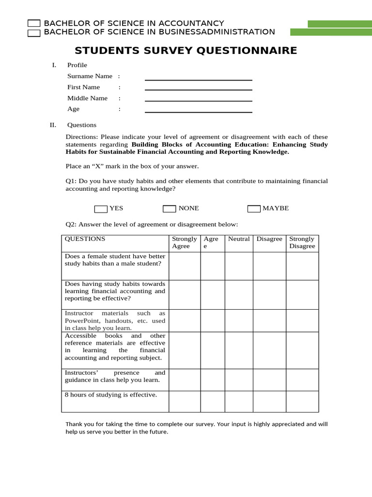 research-intruments | PDF | Survey Methodology | Questionnaire