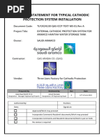 CP Deep Anode Bed Method of Statement | PDF | Casing (Borehole)