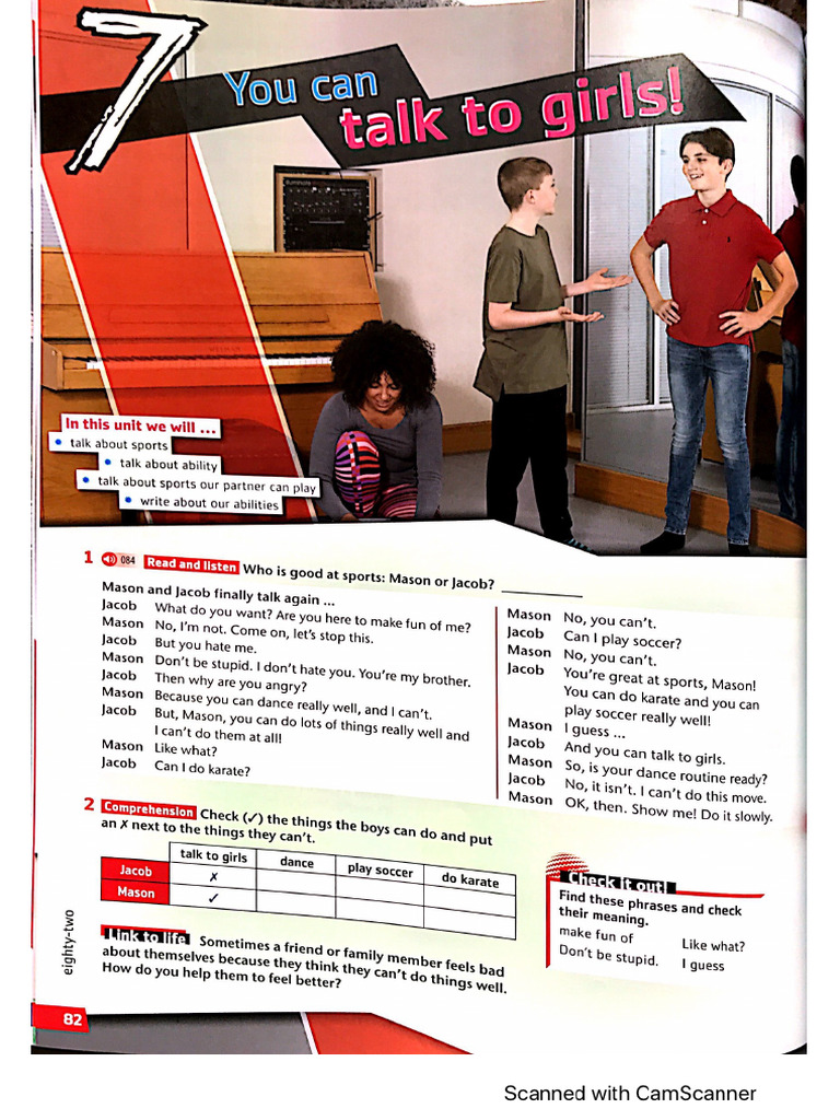 Link It 1 - Units 7 & 8 - Student's Book | PDF