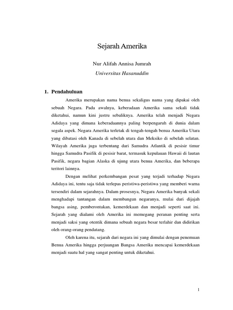 Sejarah_Amerika | PDF