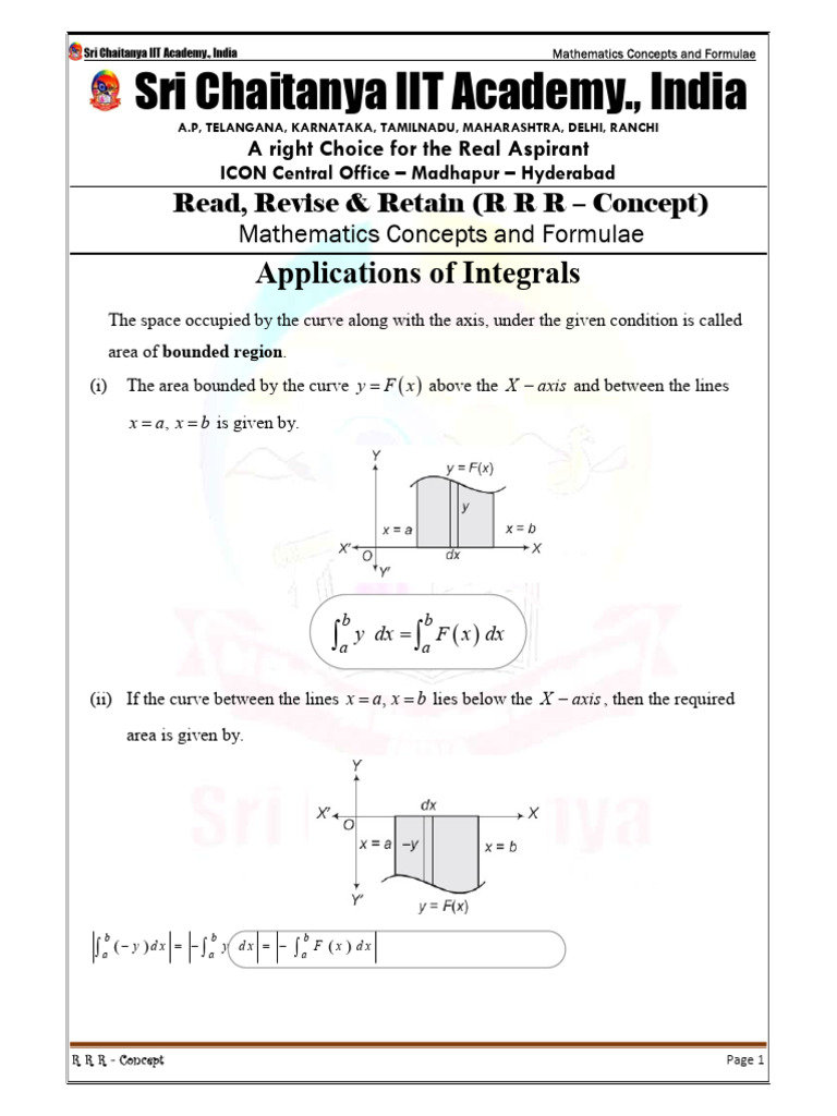 Applications of Integrals | PDF | Cartesian Coordinate System | Tangent