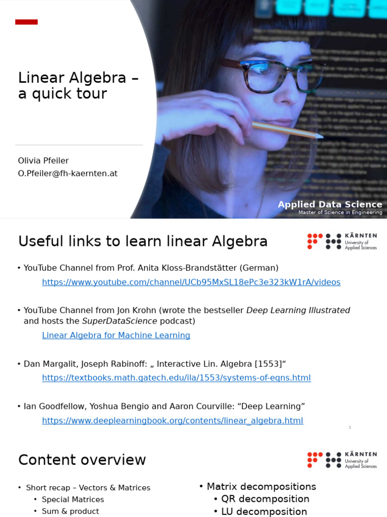 Self Learning LinAlgebra | PDF | Eigenvalues And Eigenvectors | Matrix ...