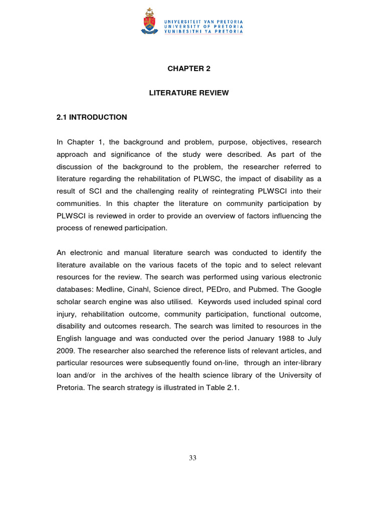 02 Chapter 2 | PDF | Disability | Spinal Cord Injury