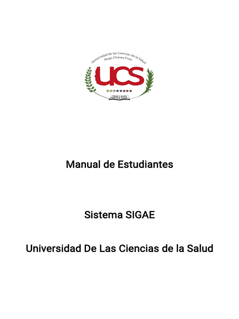 Manual del Sistema SIGAE UCS | PDF | Contraseña | Usuario (informática)