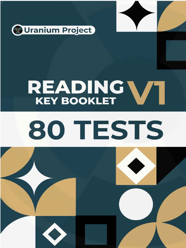 Reading KEY BOOKLET v1 | PDF