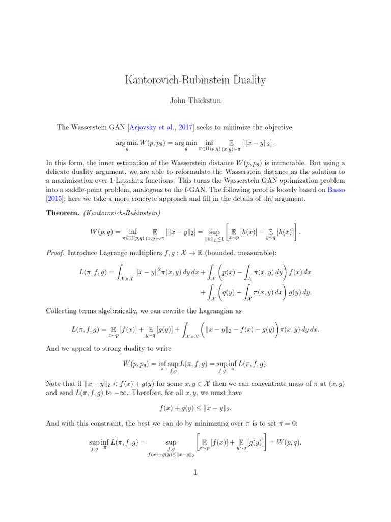L12 Duality | PDF | Mathematical Optimization | Analysis