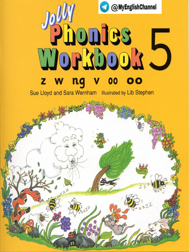 5 Jolly Phonics Workbook (Z W NG V Oo) | PDF