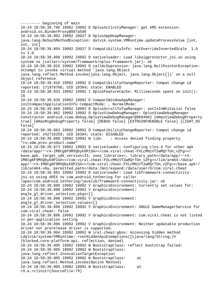 com.viral.cheat_logcat | PDF | Java (Programming Language) | Software