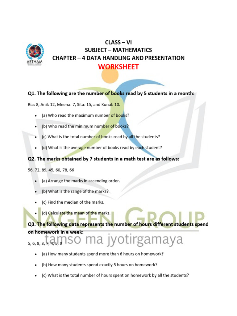 Class -6 Maths Ch-4 Worksheet-1 | PDF | Expert | Teachers