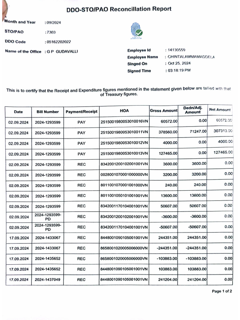 reconciliation | PDF