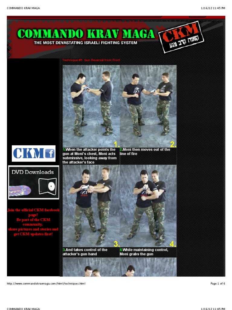 Commando Krav Maga | PDF | Shotgun | Krav Maga