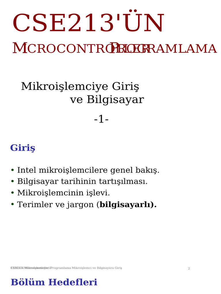 01 - Introduction To The Microprocessor and Computer-Part1 | PDF